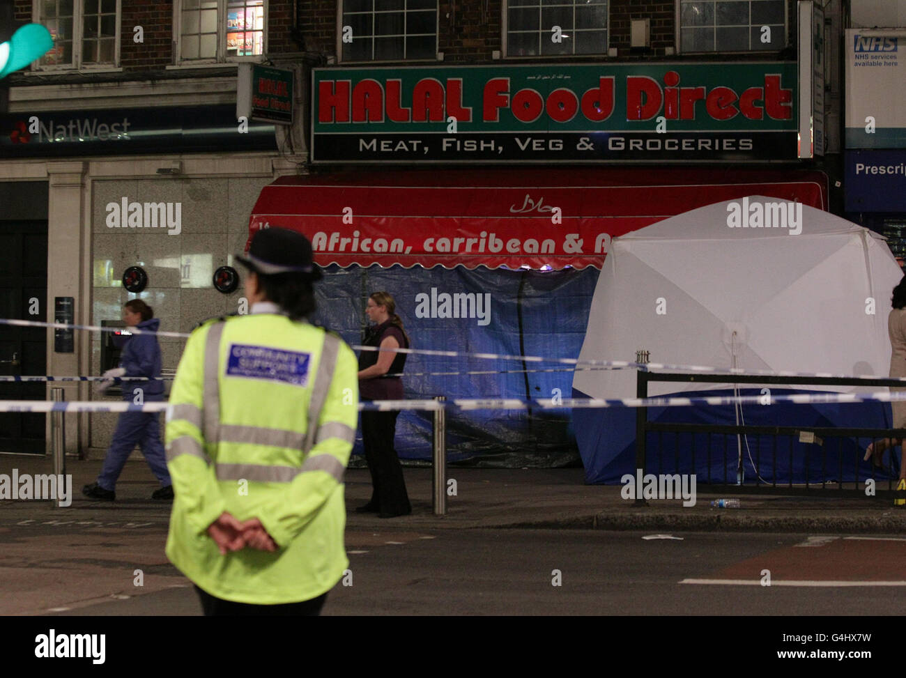 Butcher stabbed to death Stock Photo - Alamy