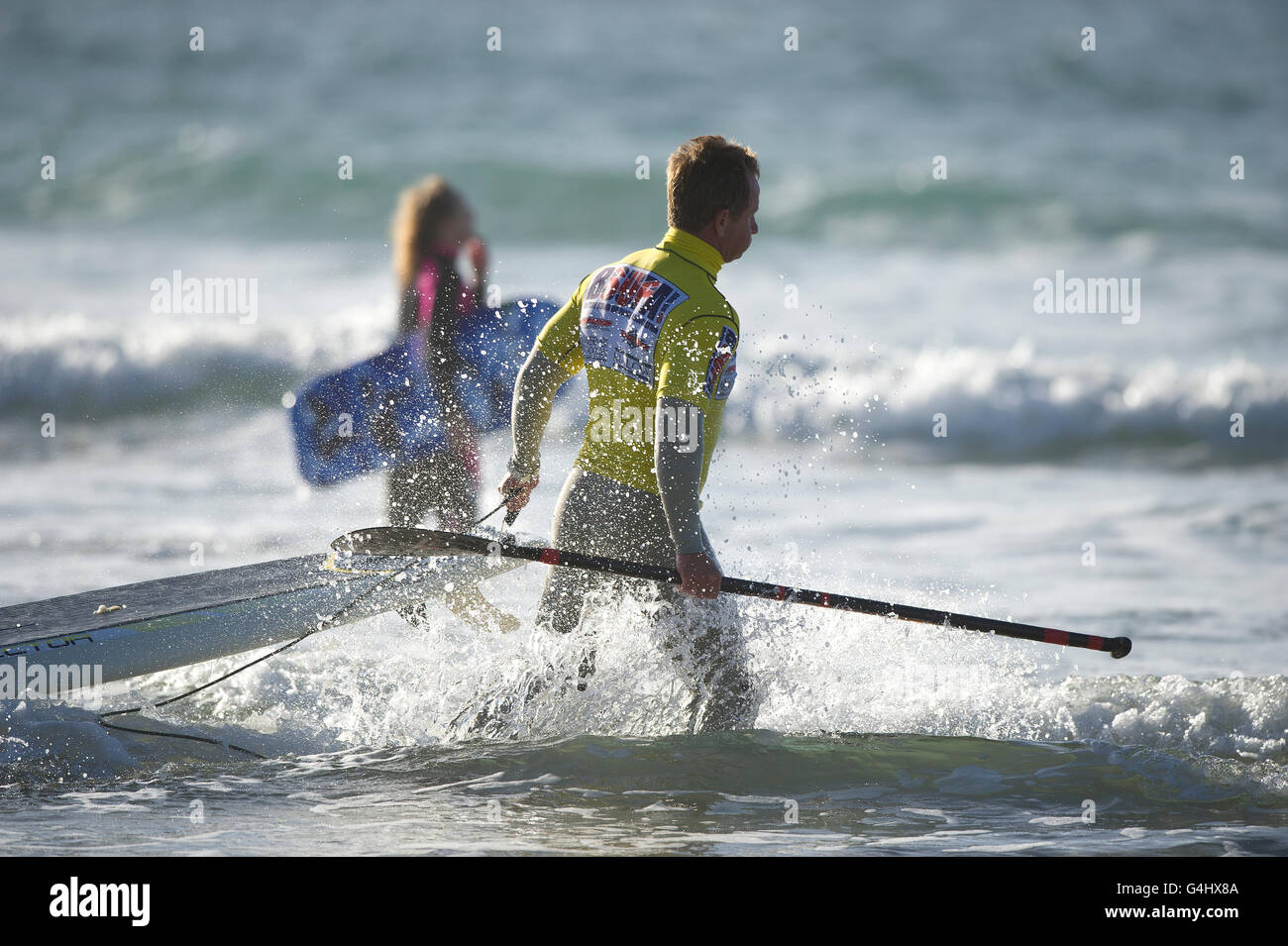Adam Zervas competitor in the BSUPA stand up paddle board competition ...