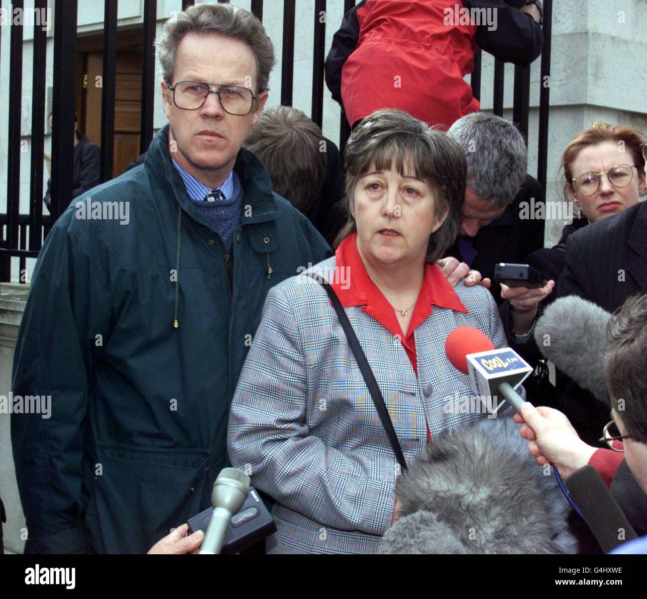 The parents of murdered british soldier stephen restorick hi-res stock ...
