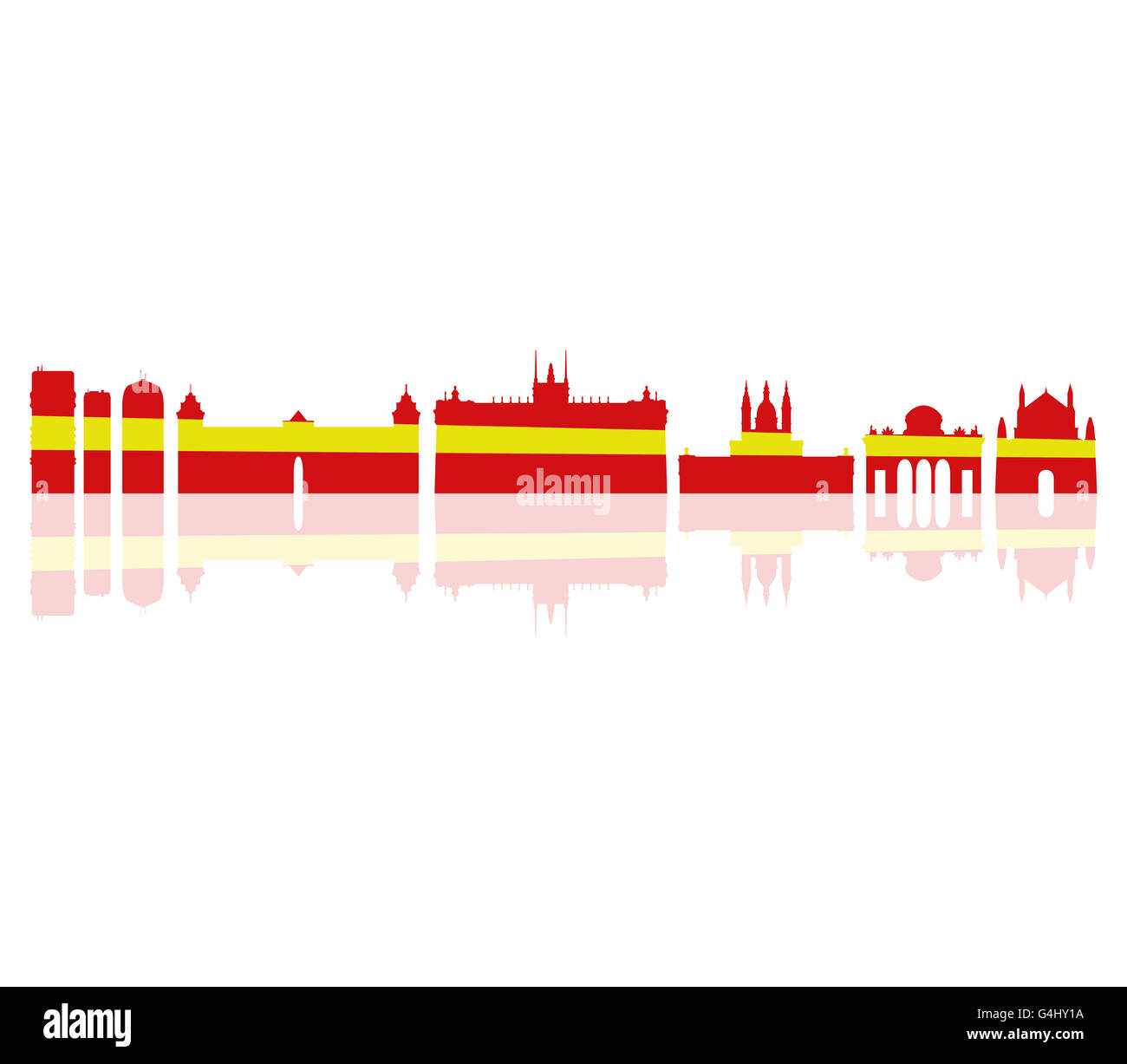 City skyline madrid spain Cut Out Stock Images & Pictures - Alamy