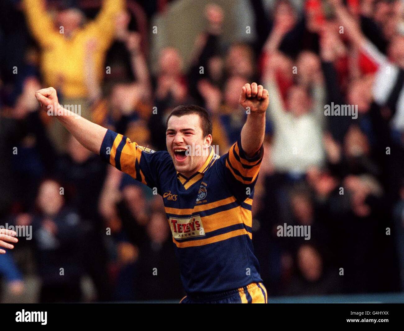 RUGBY Leeds celeb 2 Stock Photo - Alamy