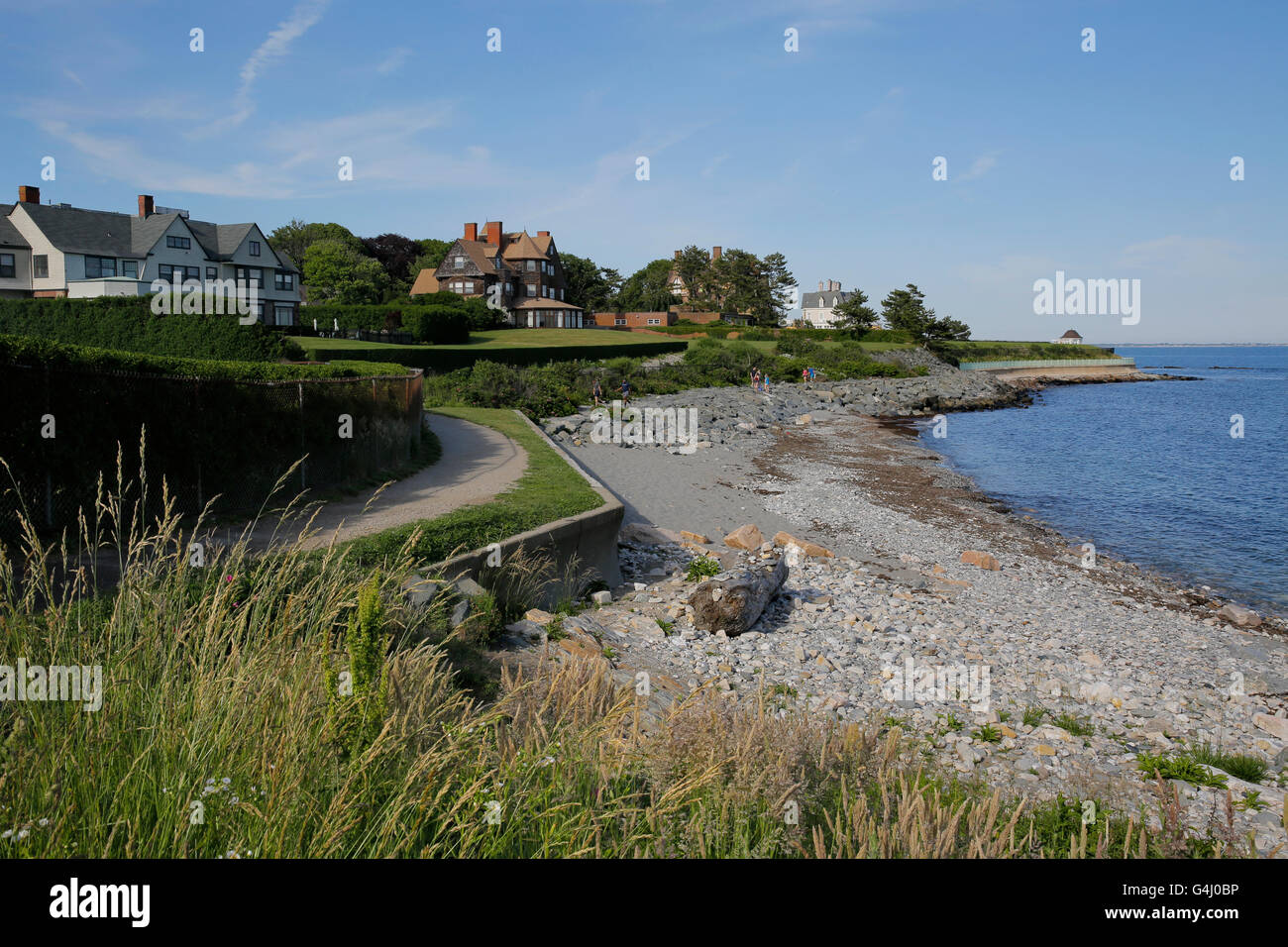 Cliff walk newport rhode island hi-res stock photography and images - Alamy