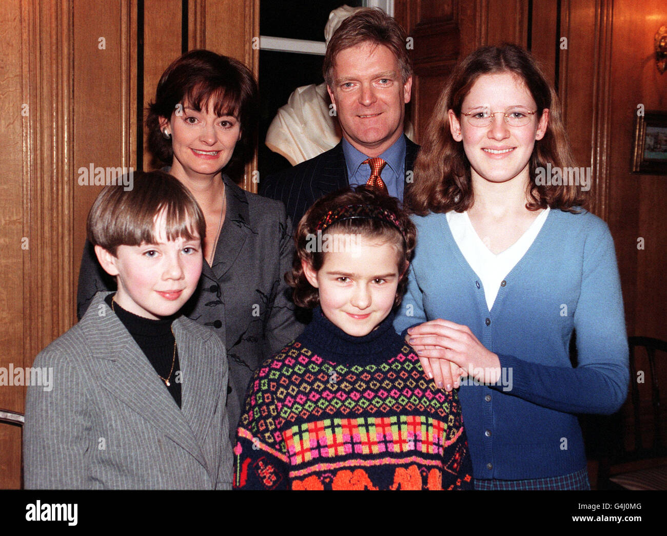 Cherie B & Garnier MP, children Stock Photo - Alamy