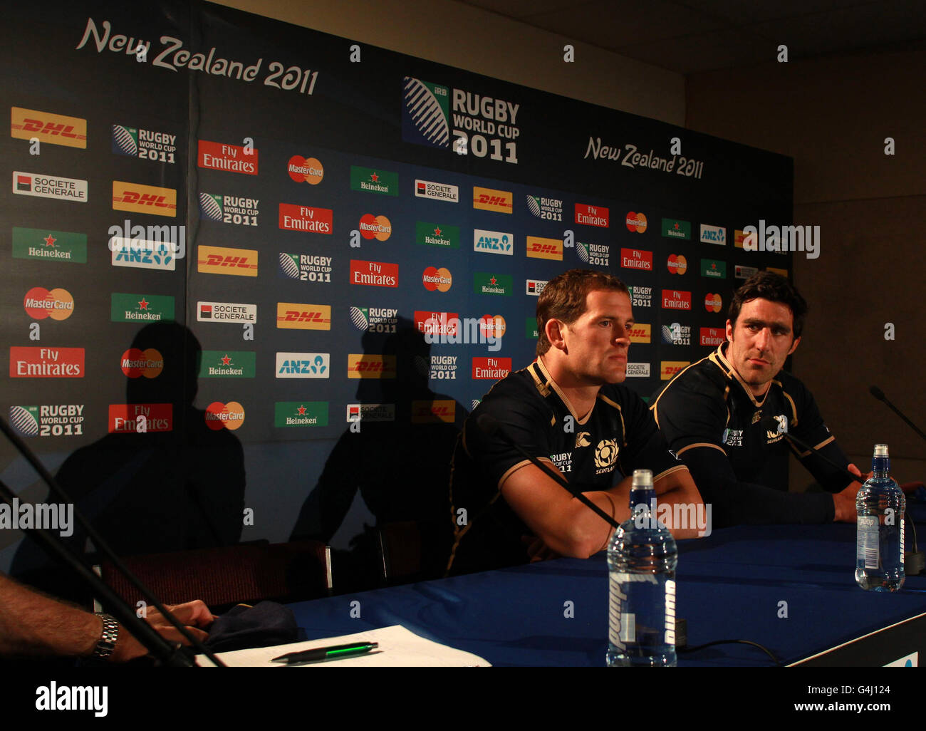 Scotlands rory lamont kelly brown press conference rugby park stadium ...