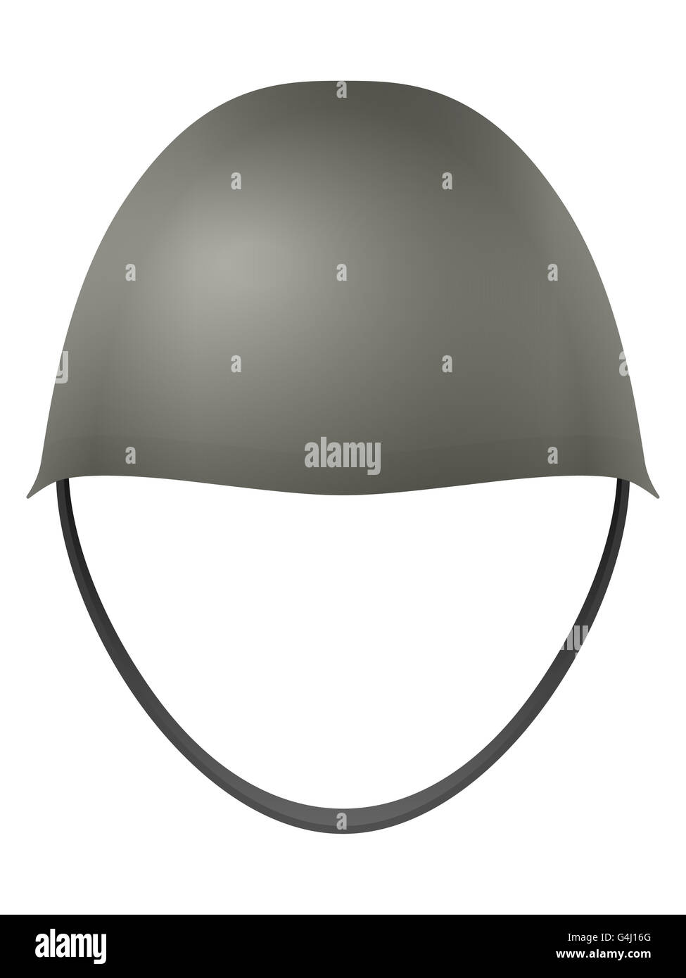 Military helmet on a white background Stock Photo - Alamy