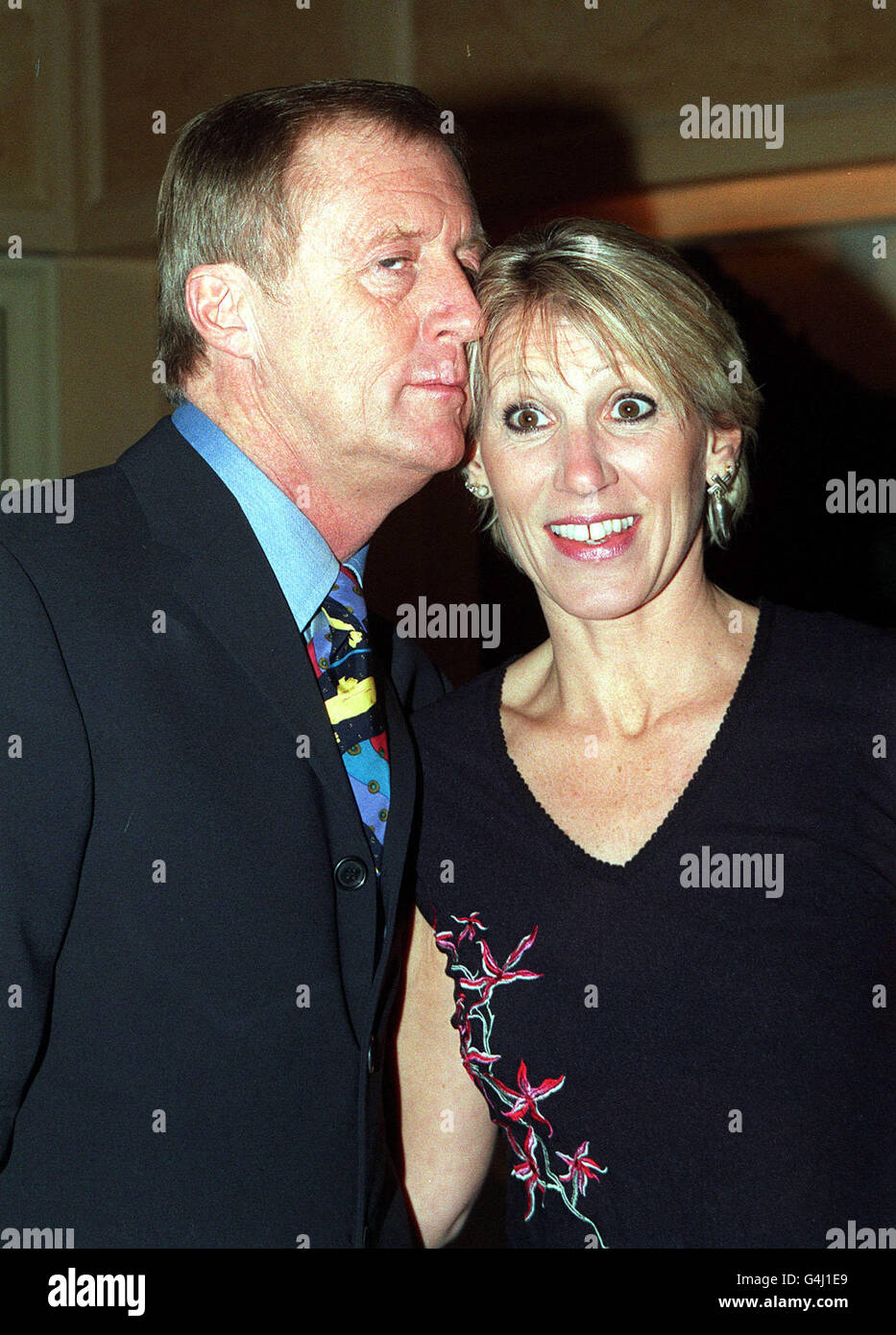 Radio and TV personality Chris Tarrant and his wife at the 47th Variety ...