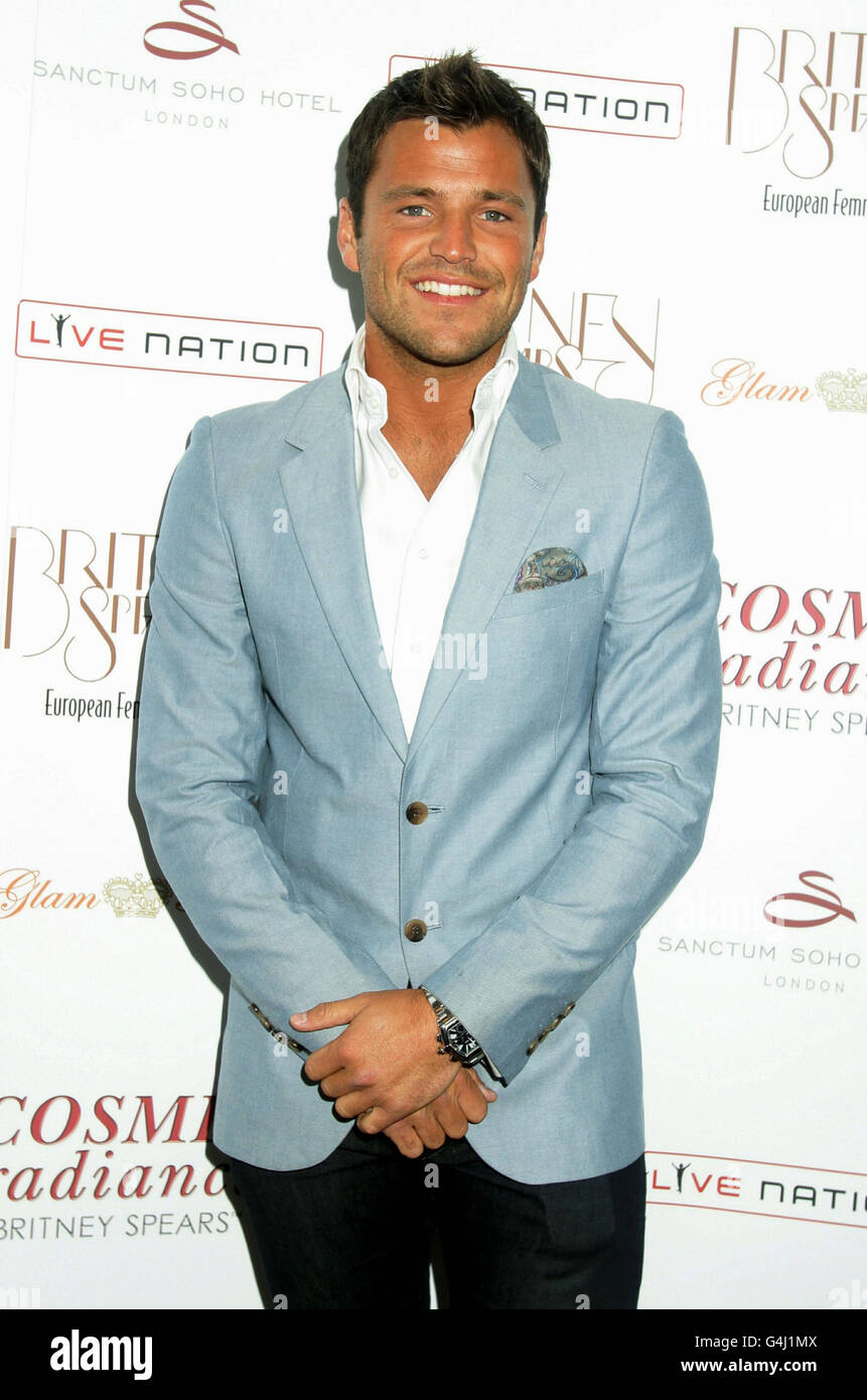 Mark Wright arrives at Britney Spears' UK tour launch party at Sanctum ...