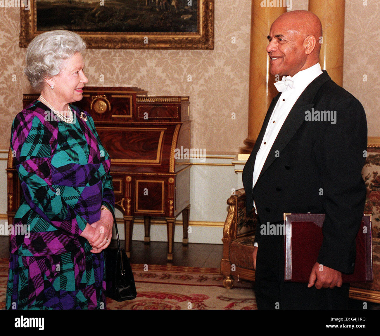 The Queen receives His Excellency the Ambassador of Ethiopia, Dr Beyene ...