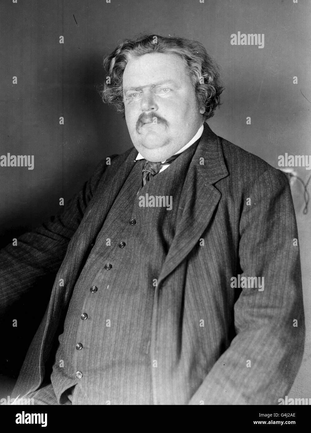 Pa news photo an undated file picture of g k chesterton hi-res stock ...
