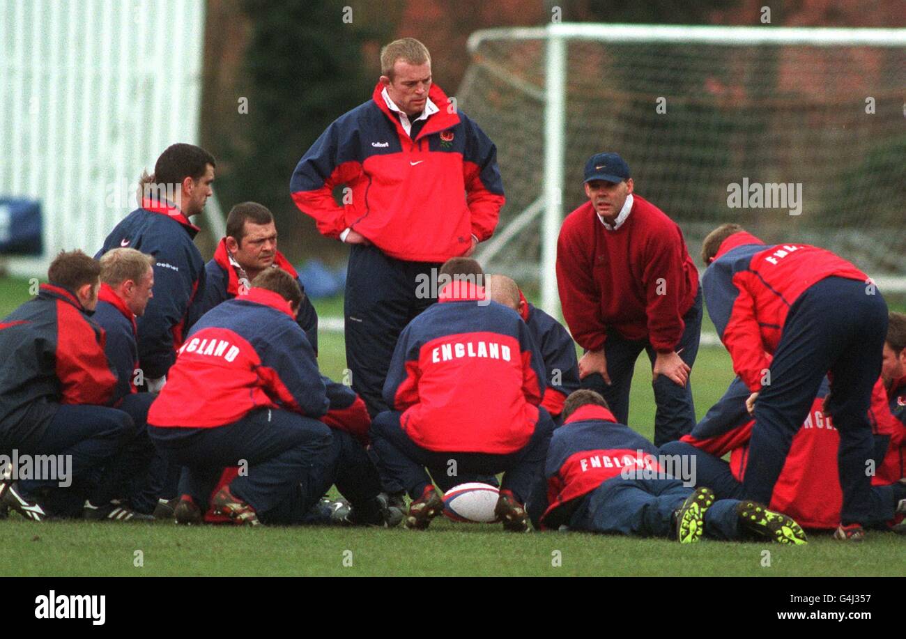 England Rugby Training Stock Photo - Alamy