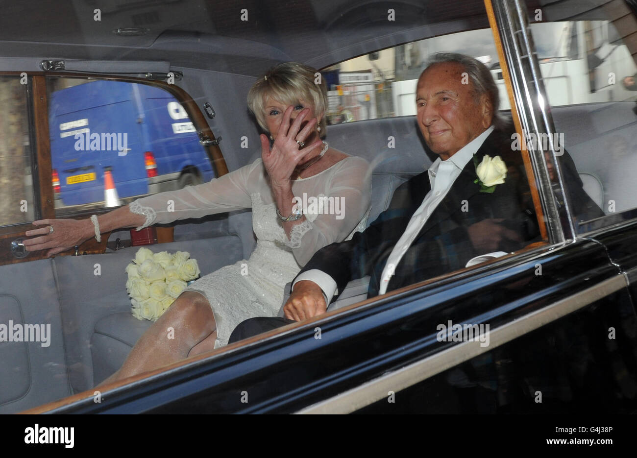 Michael Winner marries Stock Photo - Alamy