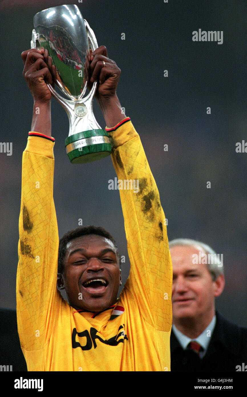 EUROPEAN SUPER CUP FINAL SOCCER Stock Photo - Alamy