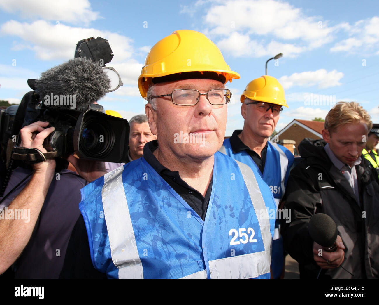 Bryan Lecoche and other bailiff officers from Constant & Co make their ...