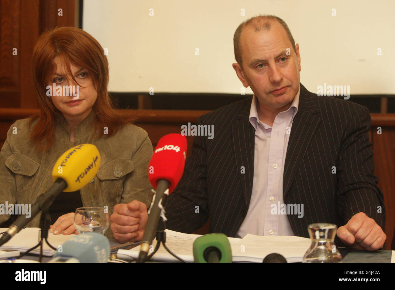 Anne and Enda Heneghan who's brother Fintan was killed by a landmine in ...
