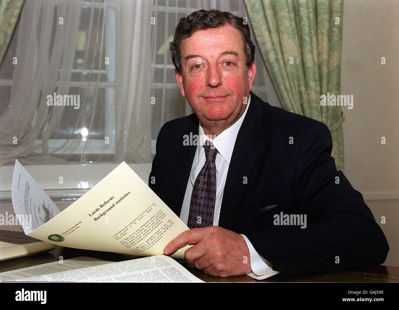Lord Wakeham/House of Lords Stock Photo - Alamy