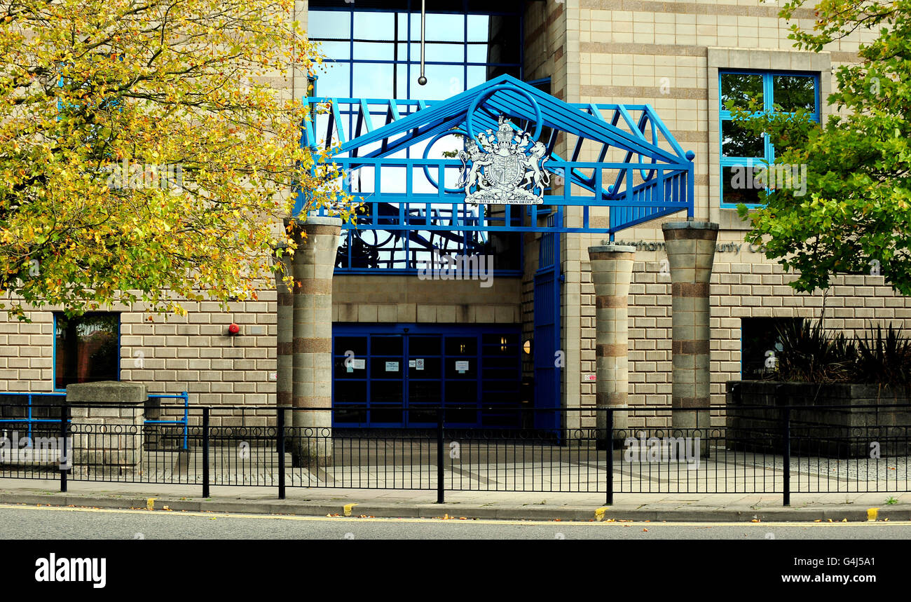 A general view of Wolverhampton Crown Court in Wolverhampton Stock ...