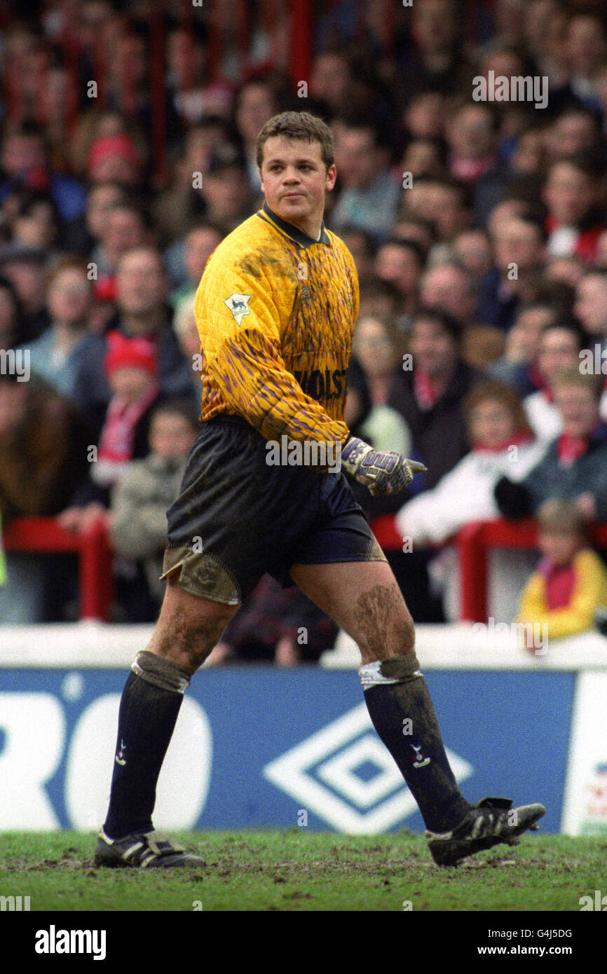 Football spurs goalie keeper full length stock ...