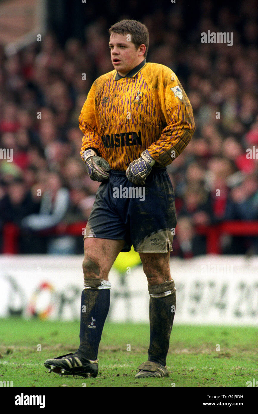 Football spurs goalie keeper full length stock ...
