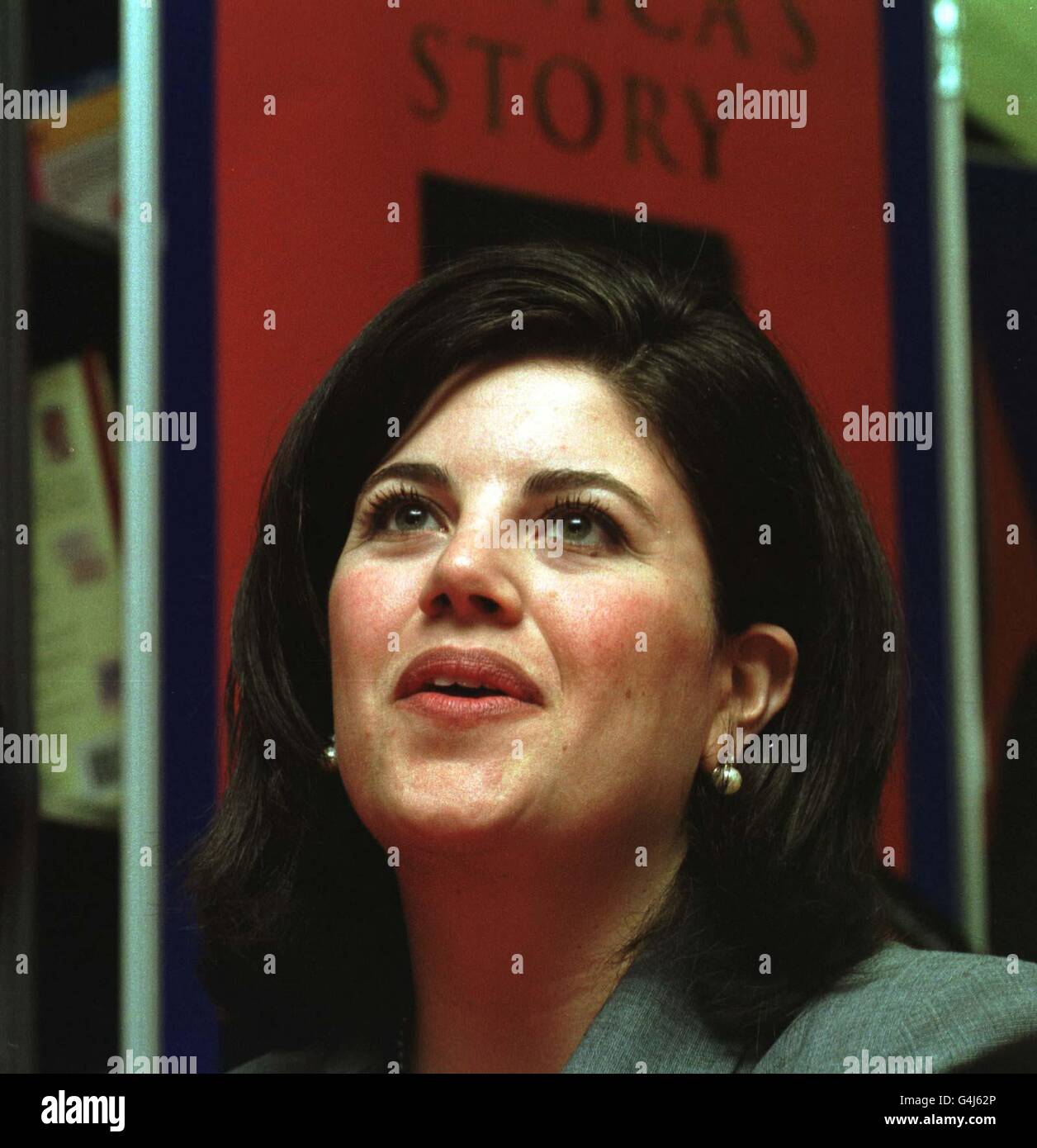 Monica Lewinsky at a book signing in Salisbury, during her visit to ...