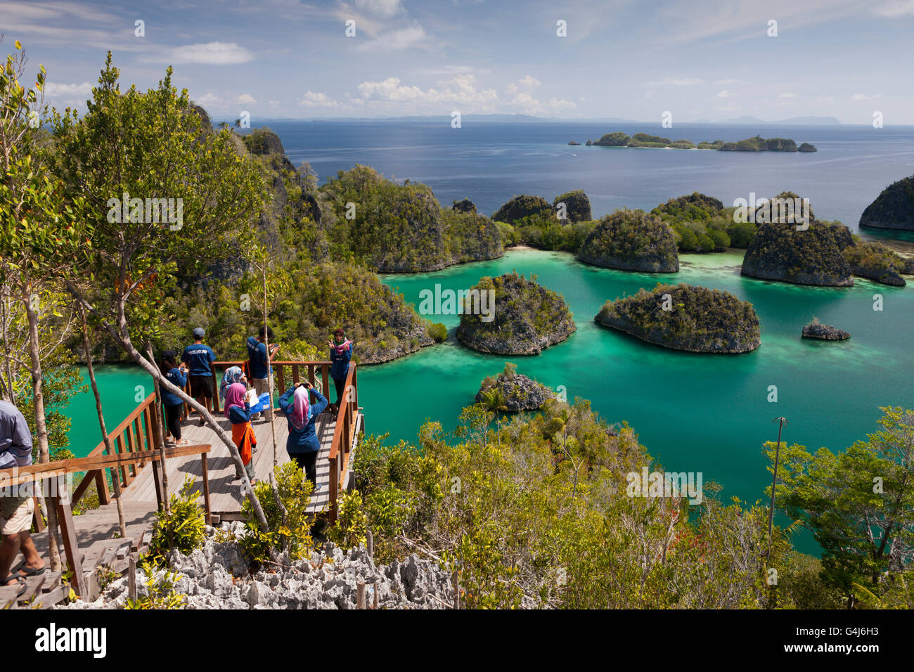 Viewpoint at Penemu Island, Fam Islands, Raja Ampat, West Papua ...