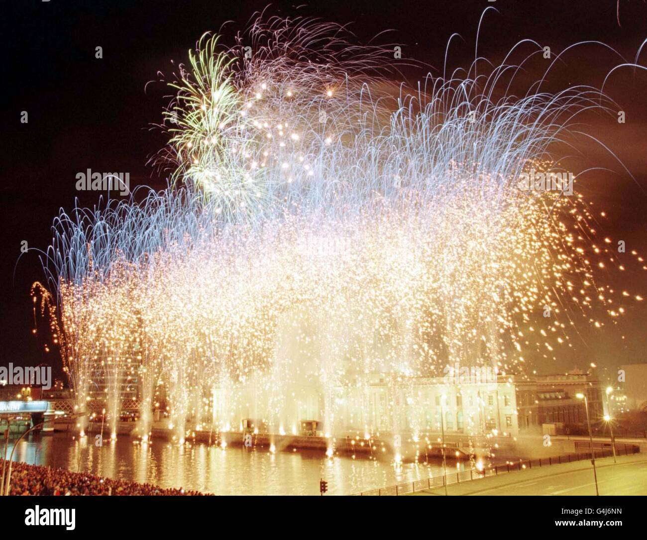 Scenic portrait fireworks night landmark hi-res stock photography and ...