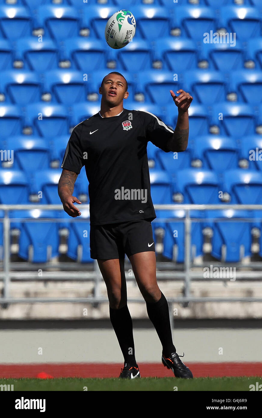 Courtney Lawes during a training session at Trusts Stadium, Auckland ...