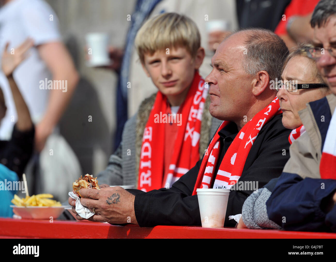 Football food burger hi-res stock photography and images - Alamy