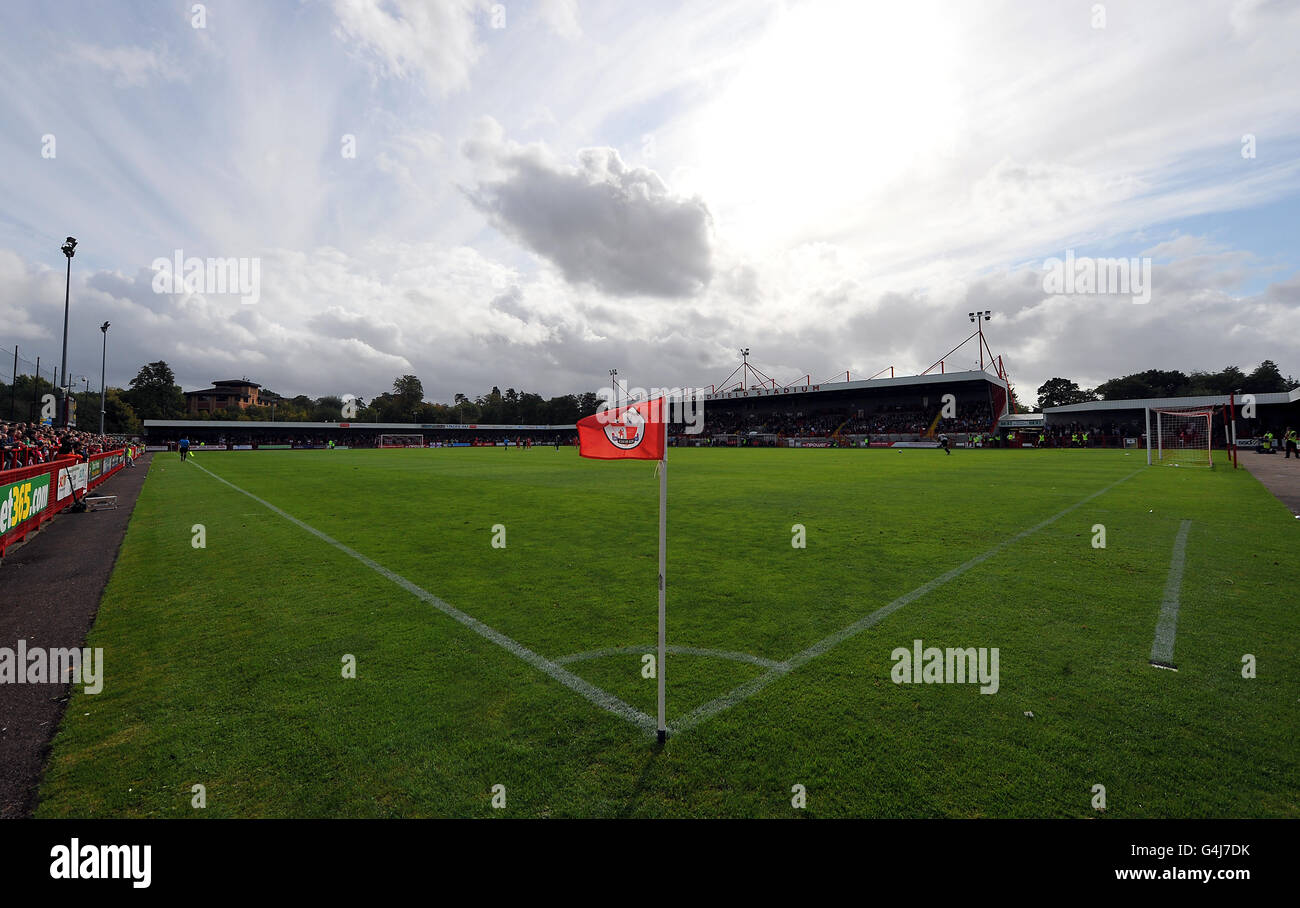 Football stands stand ground stadium datacoapplies hi-res stock ...