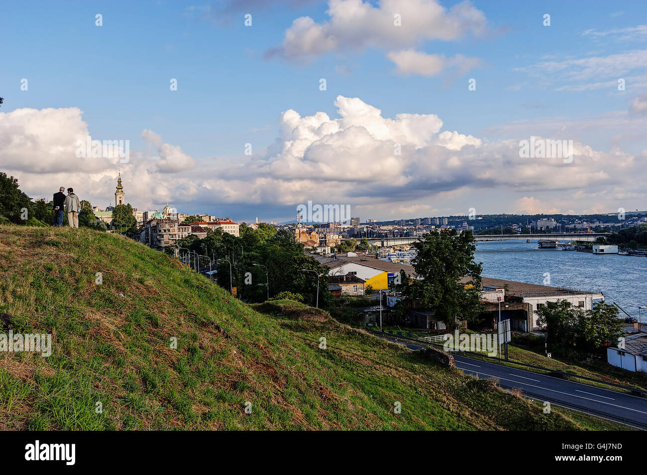 Belgrade fortress and panorama view, Belgrade Serbia Stock Photo - Alamy