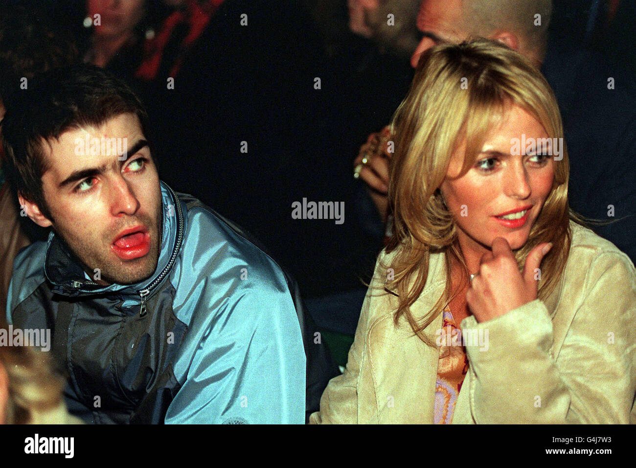 Liam Gallagher/Patsy Kensit Stock Photo - Alamy