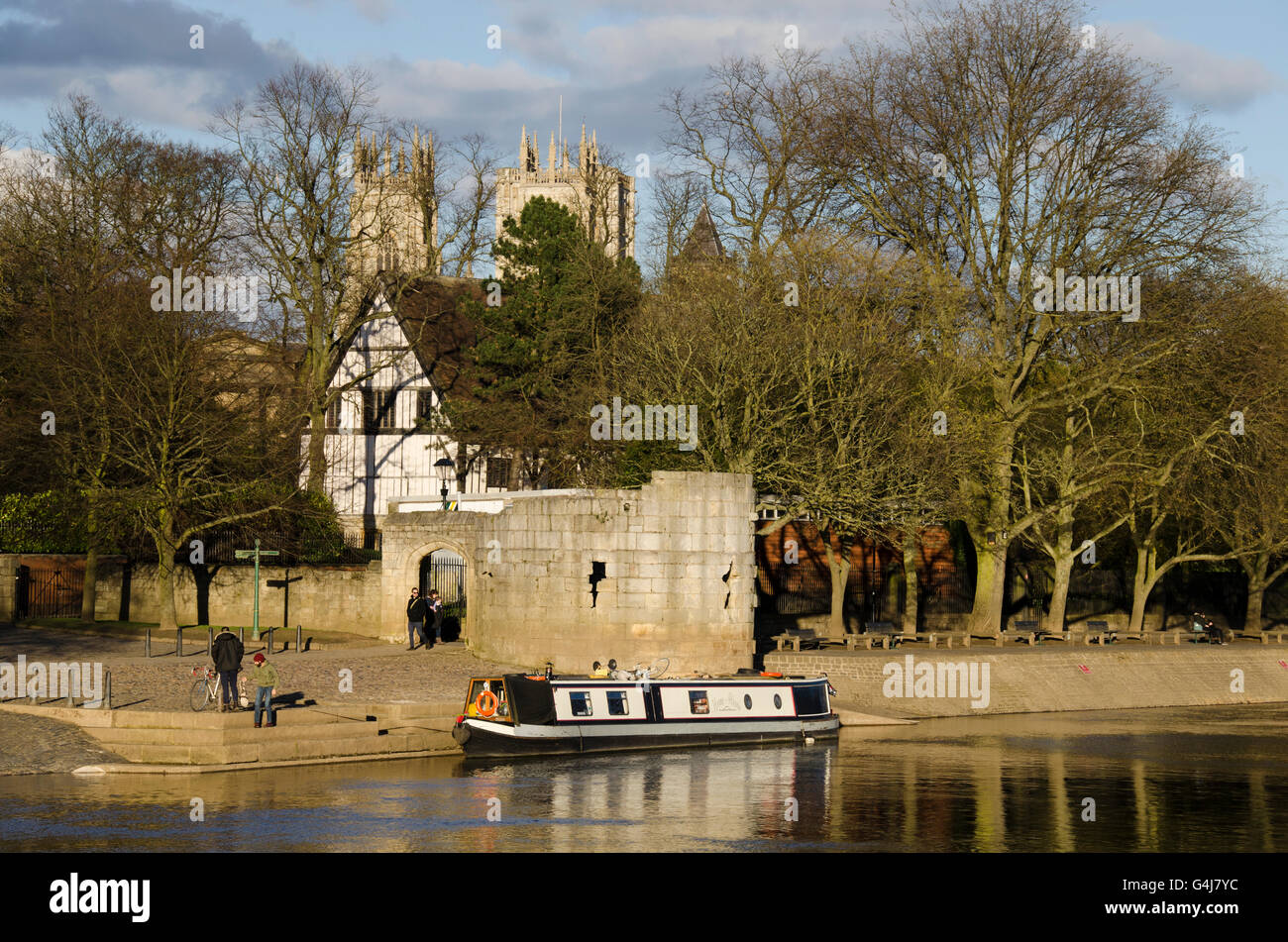 Across the Ouse, Marygate Tower, Hospitium and York Minster - 3 ...