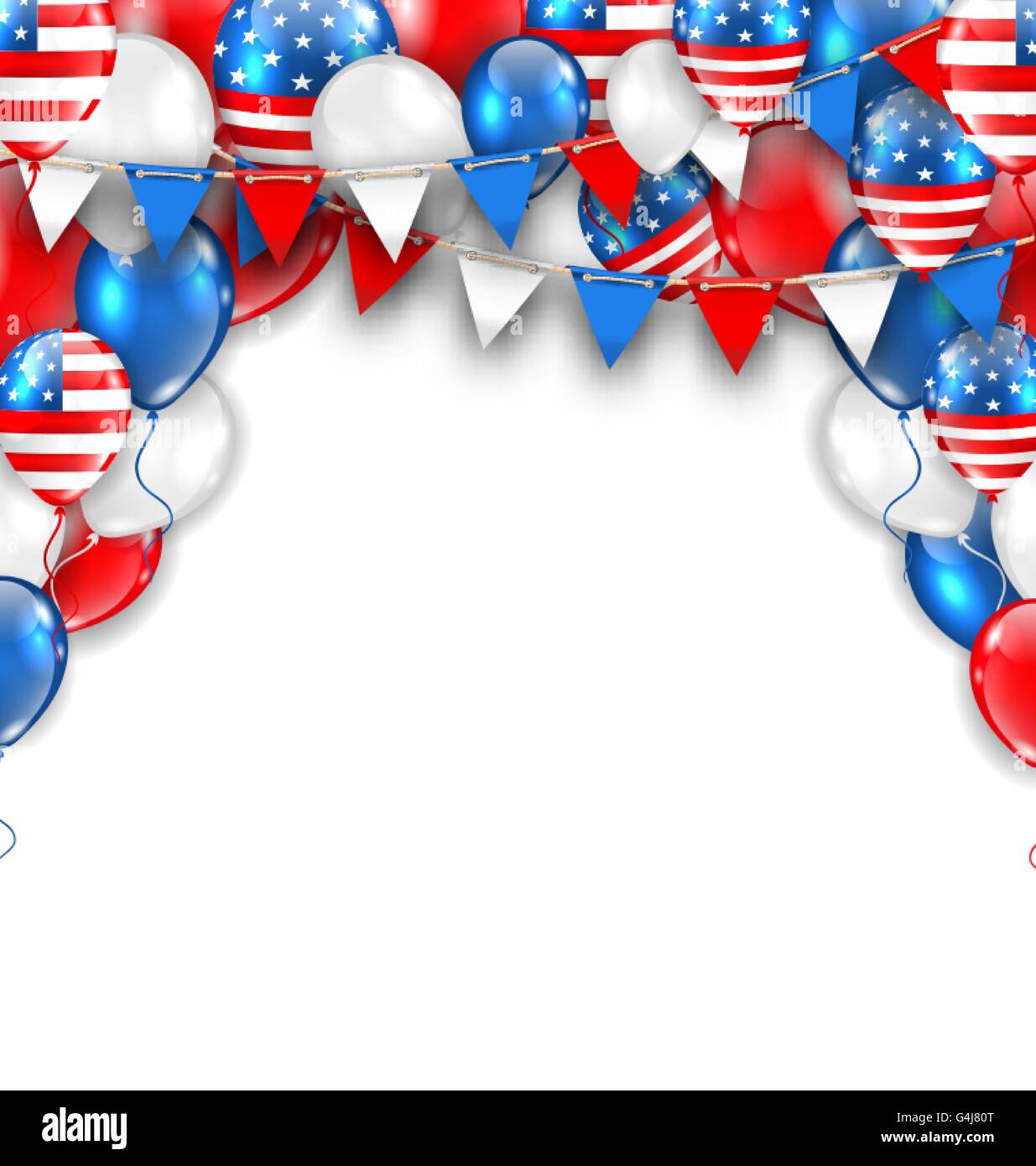 American Traditional Celebration Background for Holidays of USA Stock ...