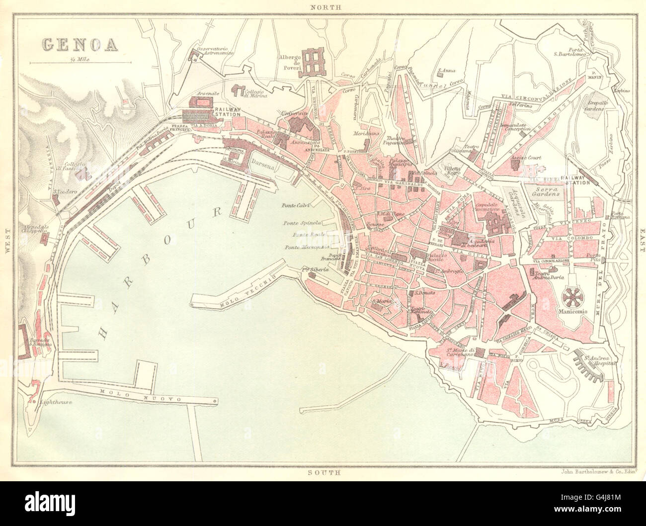Map Of Genoa High Resolution Stock Photography and Images - Alamy