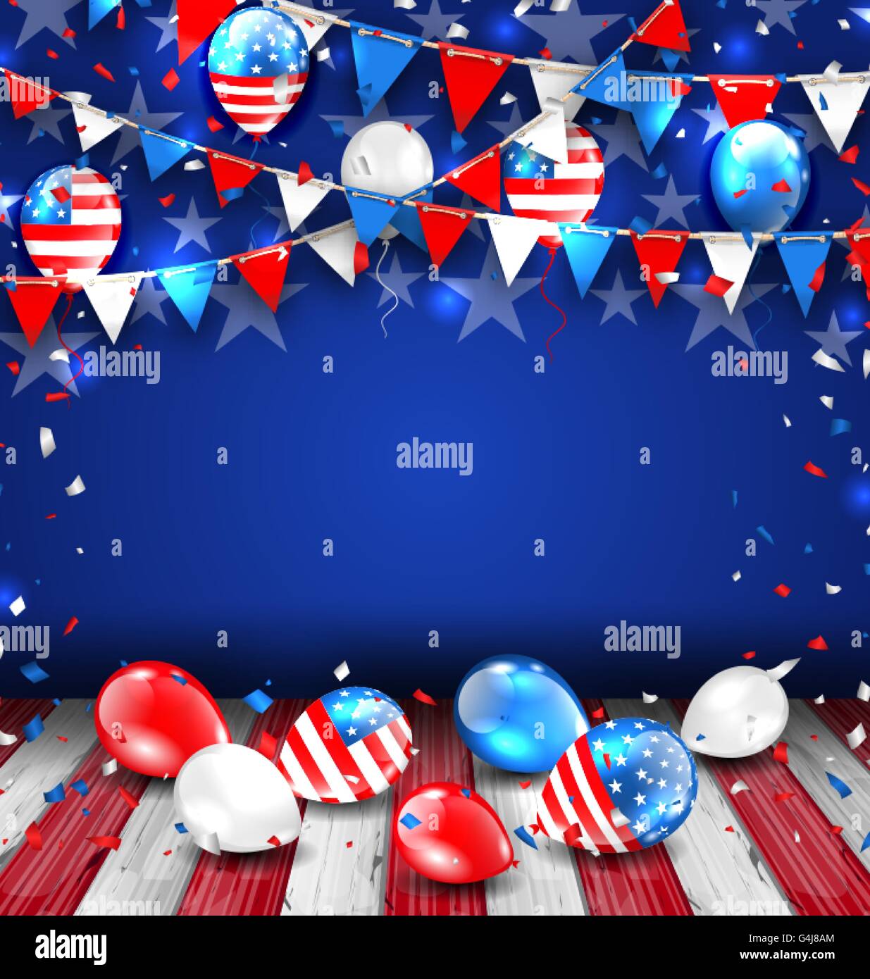 Colorful Template for American Holidays Stock Vector Image & Art - Alamy