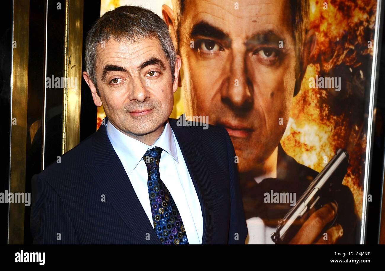 Johnny English Reborn premiere - London. Rowan Atkinson arrives at the ...