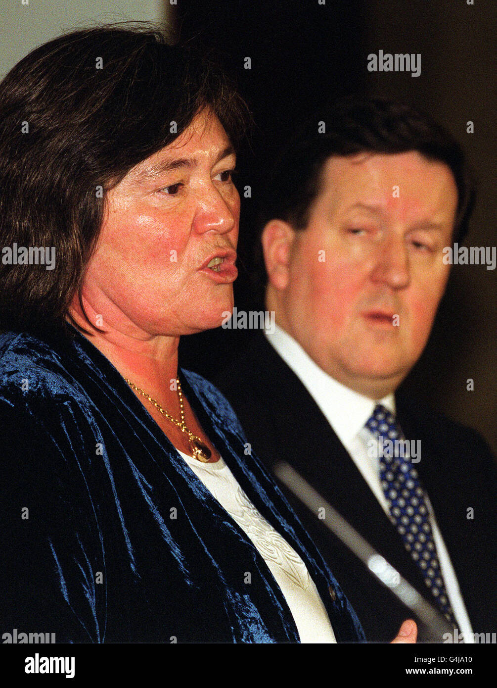 International Development Secretary Clare Short and Defence Secretary ...