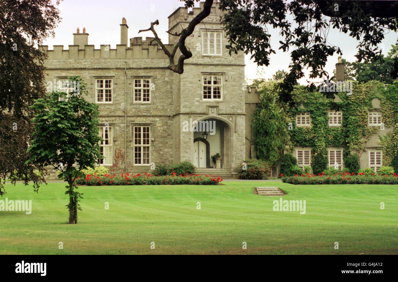 The luxurious exclusive luttrellstown castle mansion hi-res stock ...