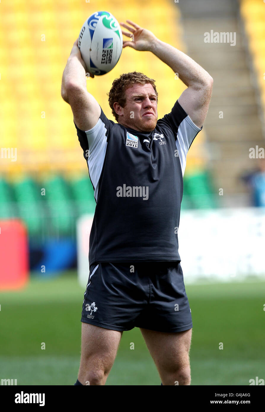 Ireland's Sean Cronin during the captains run at Wellington Regional ...
