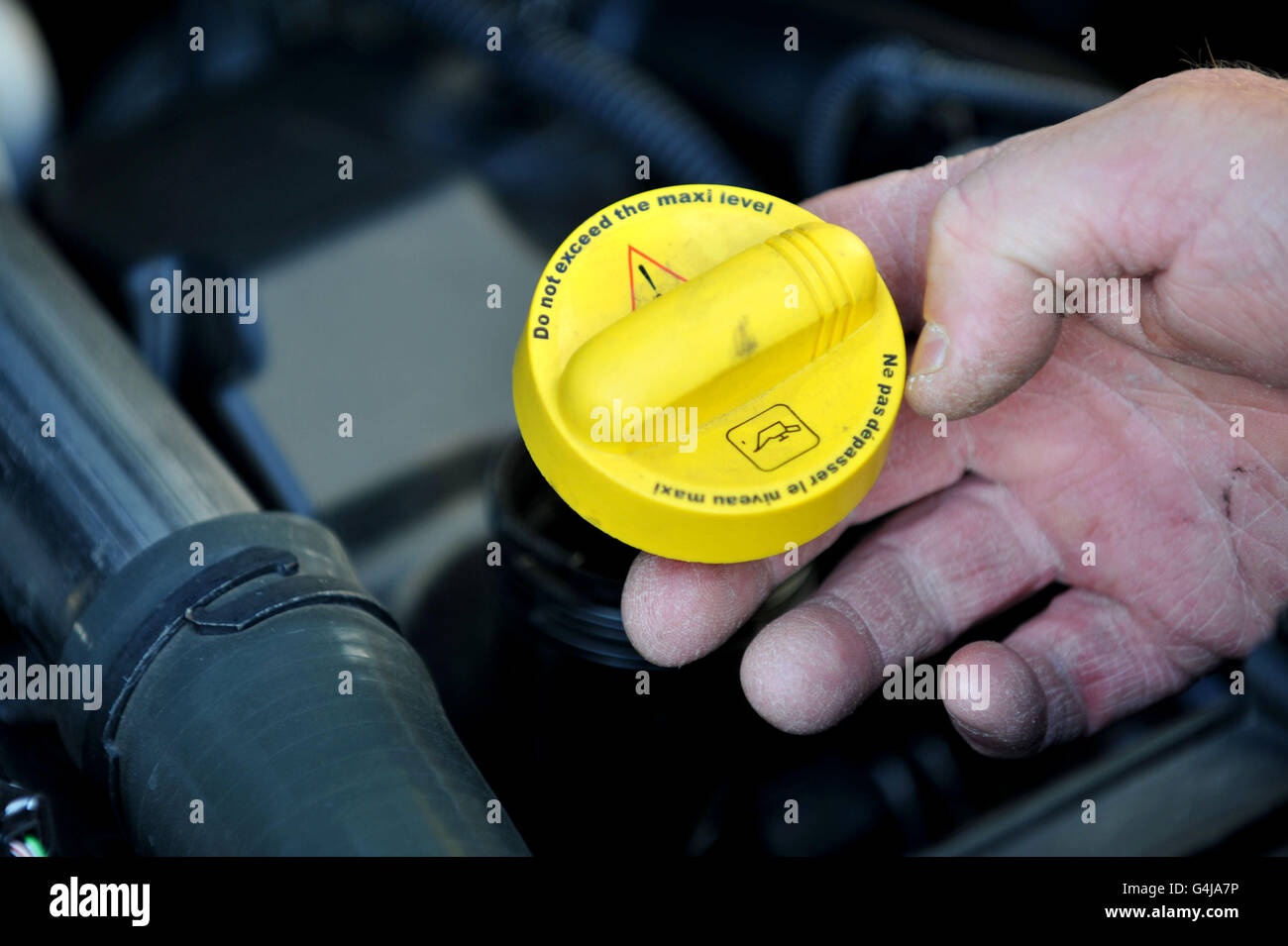 General stock car maintenance picture posed by model hi-res stock ...