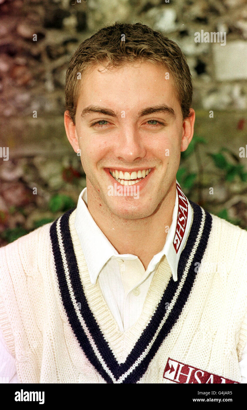 Aaron Laraman, member of the Middlesex County Cricket Club squad Stock ...