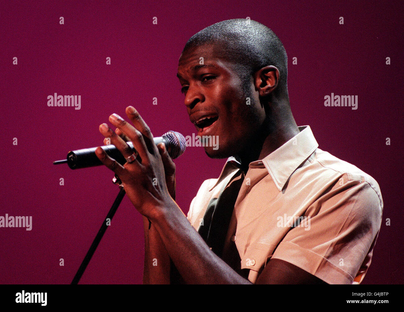 Soul singer Lyndon David Hall performs during "Here, There and ...