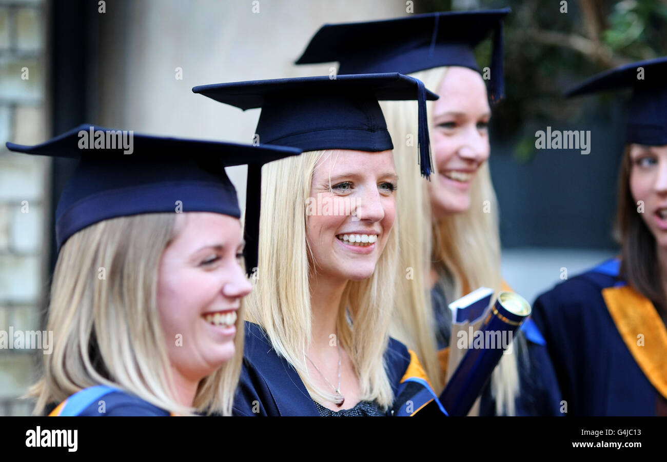 Smile after graduating from anglia ruskin university hi-res stock ...