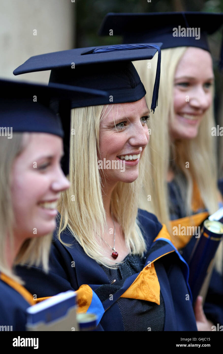 Smile after graduating from anglia ruskin university hi-res stock ...