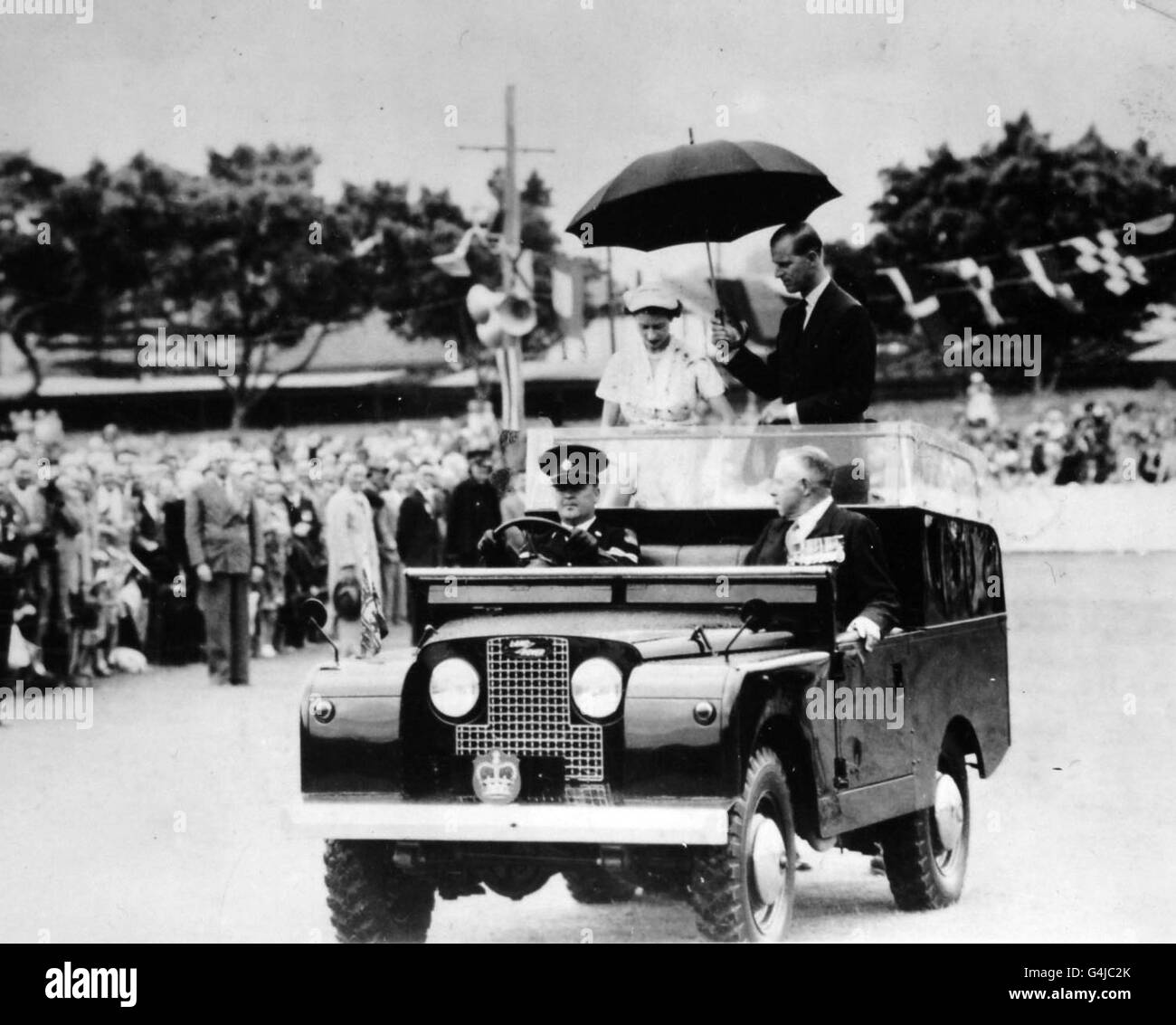 Royalty - Queen Elizabeth II Commonwealth Tour - Australia Stock Photo ...
