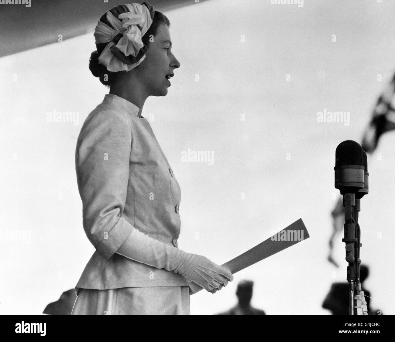 Royalty - Queen Elizabeth II Commonwealth Tour - New Zealand Stock ...