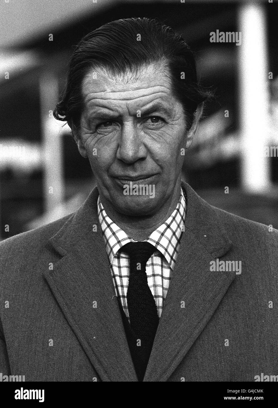 Triple Grand National winning trainer Captain Tim Forster OBE. Forster ...