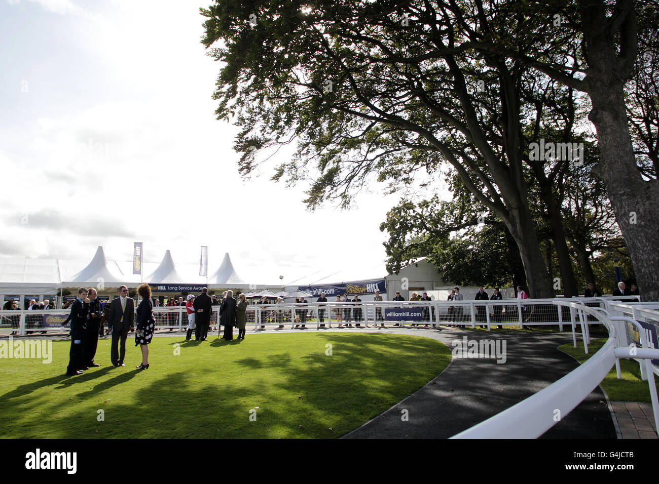 The parade ring at ayr racecourse hi-res stock photography and images ...