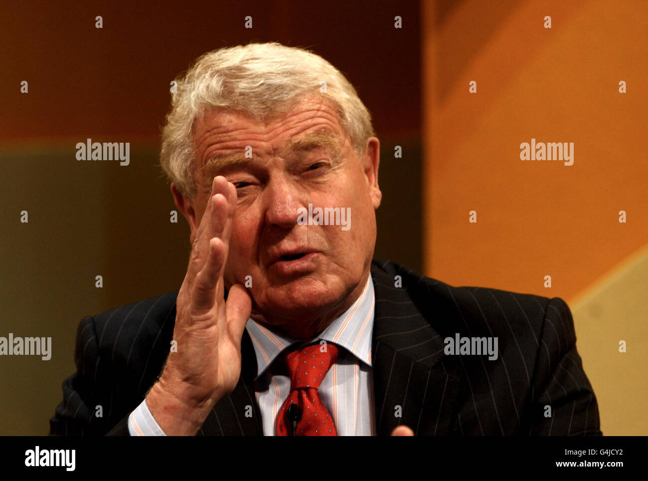 Former Liberal Democrat leader Lord Ashdown during this morning's ...