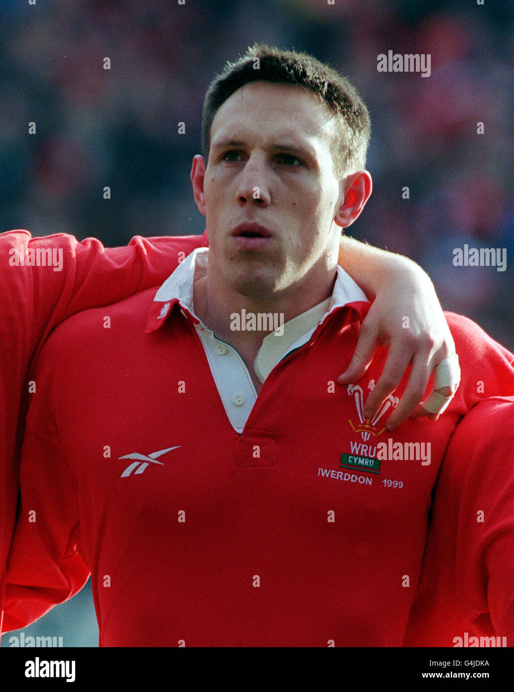 Taylor/Wales. Mark Taylor, a member of the Wales Rugby team before the ...