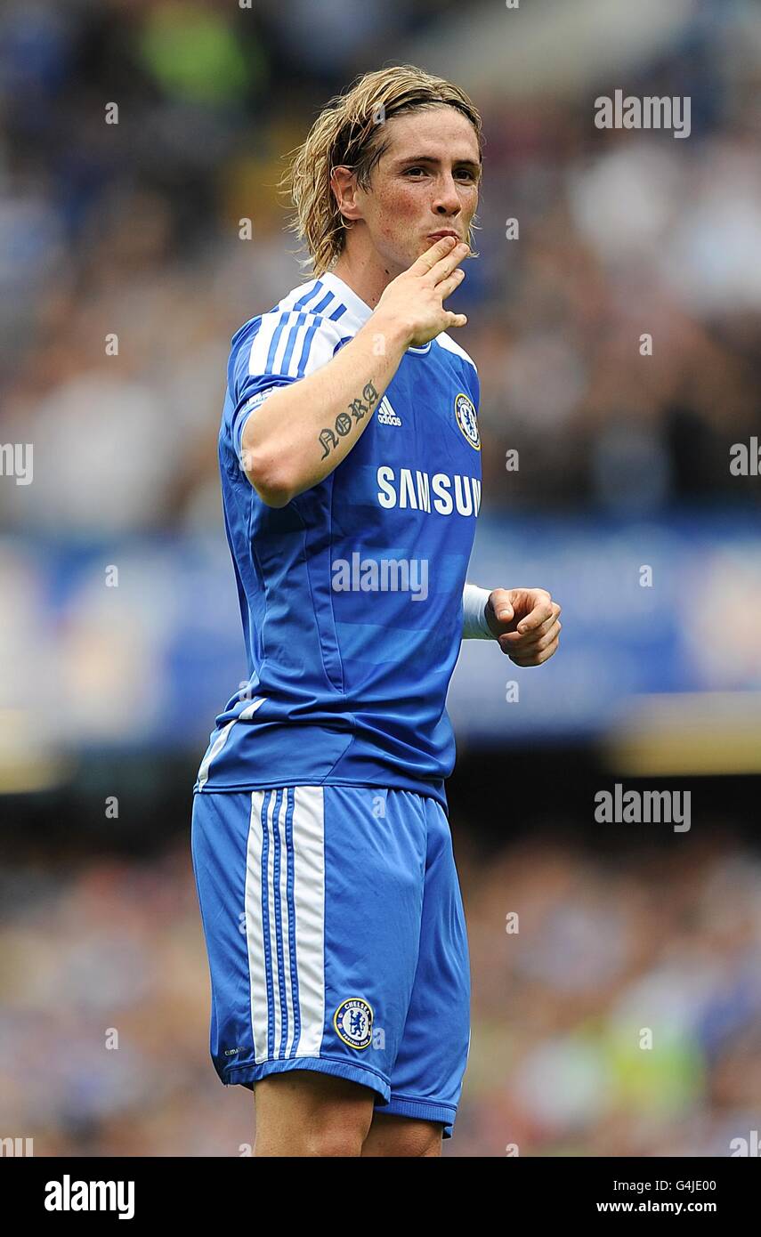 Chelsea's Fernando Torres celebrates after scoring his team's opening ...